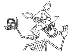 FNAF Colouring Pages - Print on A4 & Download in PDF
