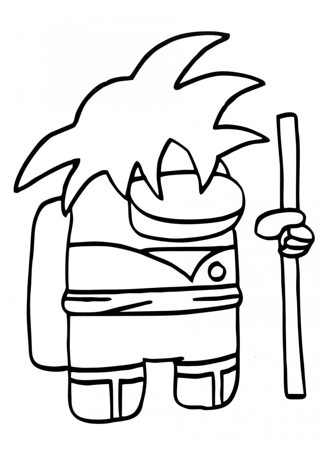 Among Us Colouring Pages | Print on A4 and Download in PDF