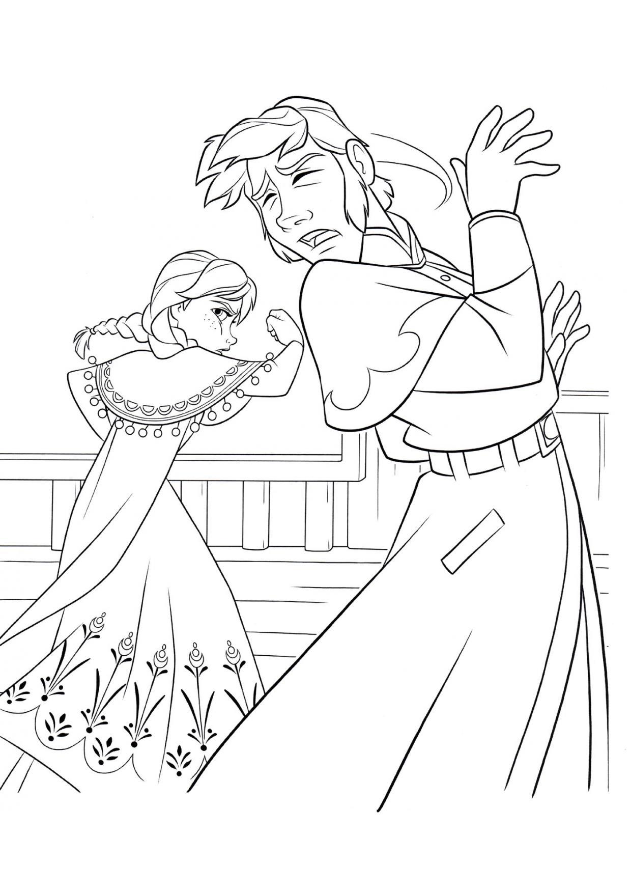 Frozen Colouring Pages | Print on A4 | Download in PDF