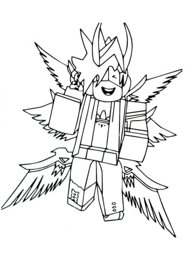 Roblox Colouring Pages | Print on A4 & Download as PDF