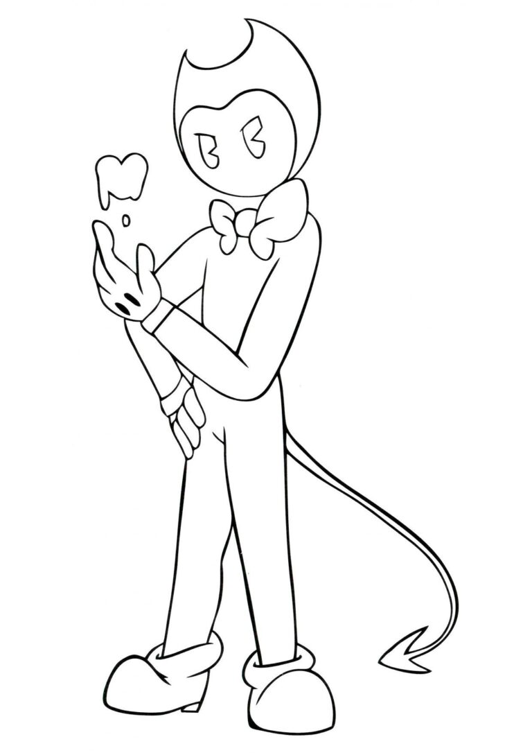 Bendy and the Ink Machine Colouring Pages | Download PDF
