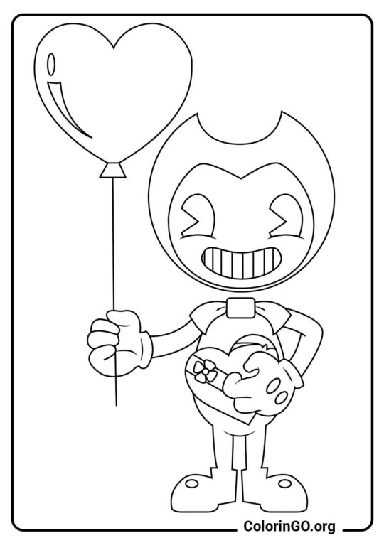 Bendy and the Ink Machine Colouring Pages | Download PDF