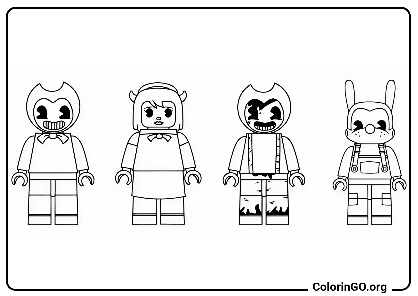 Bendy and the Ink Machine Colouring Pages | Download PDF